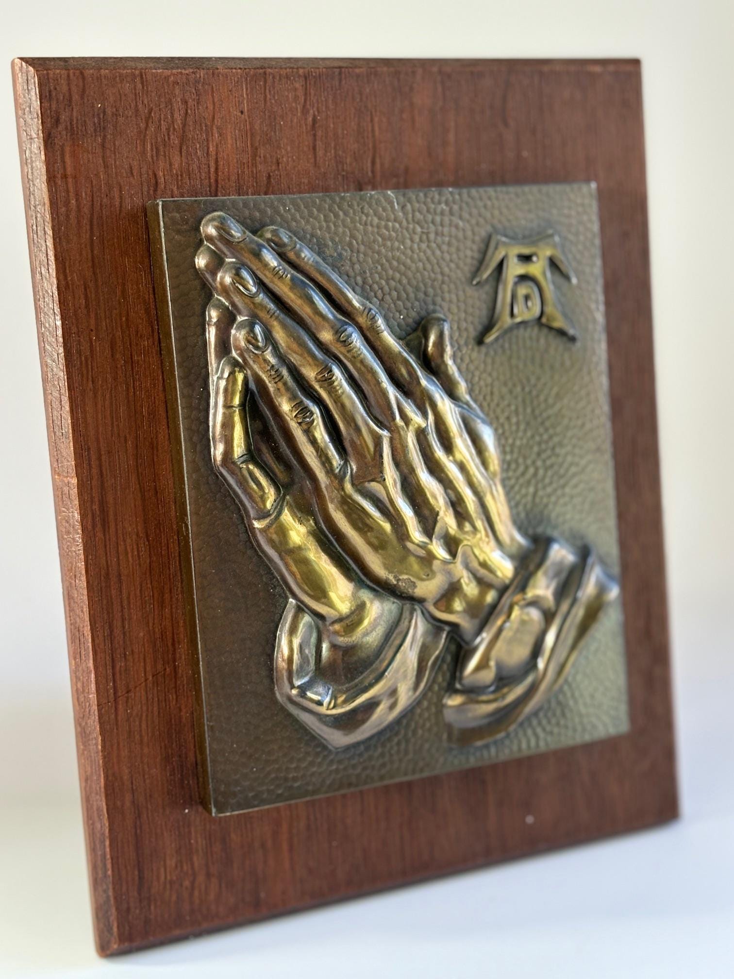Vintage Albrecht Dürer Praying Hands Wall Plaque West Germany Bronze ...