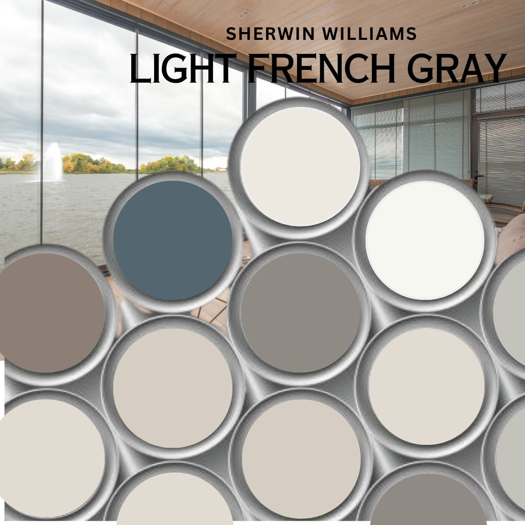 Light French Gray Color Palette Coordinate Sherwin Williams - Etsy