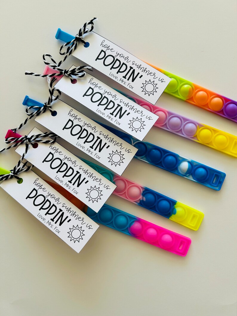 End-of-year Gifts POPPIN' Bracelets - Etsy