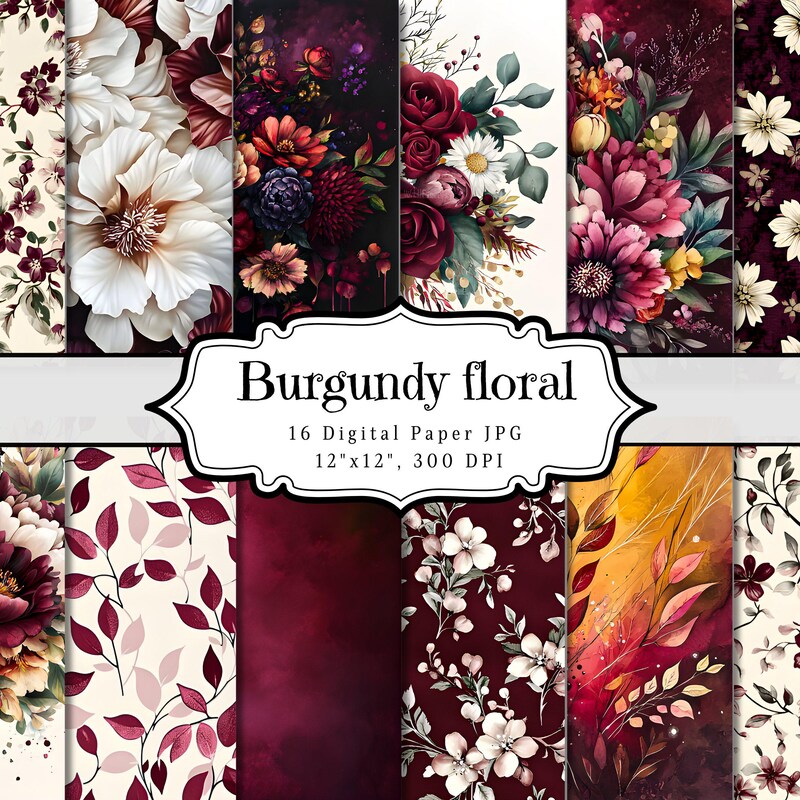 Vintage Floral Paper - Etsy