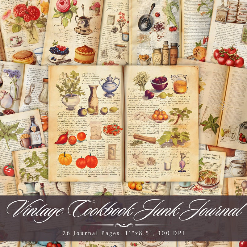 Cooking Scrapbook - Etsy