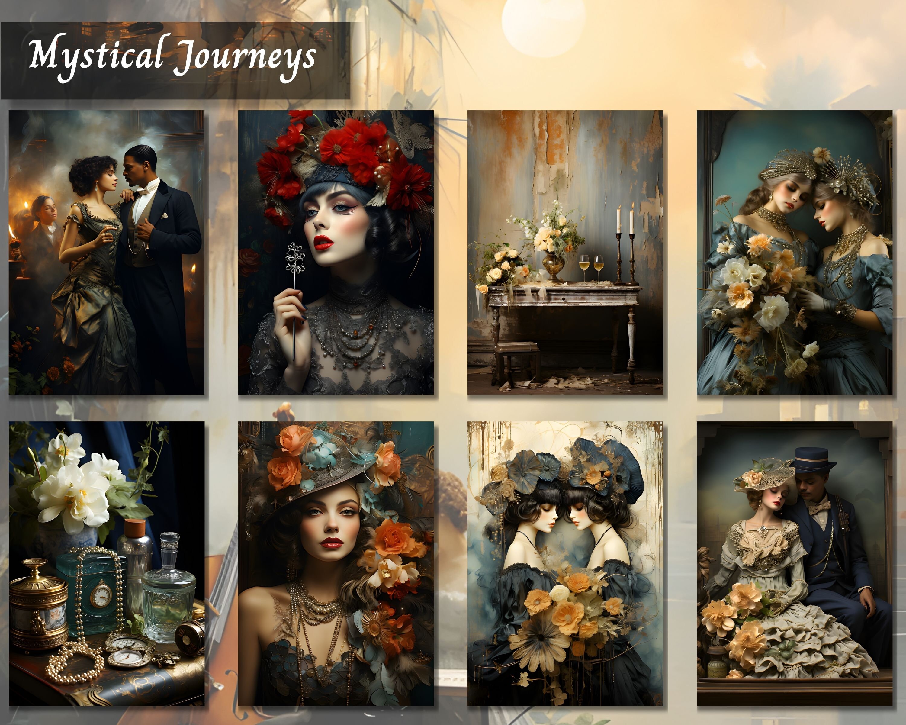Roaring 20s Junk Journal Kit, Printable Jazz Age Ephemera, Art Deco ...