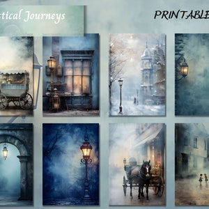 Victorian Street Scenes Junk Journal Paper, Vintage City Digital ...