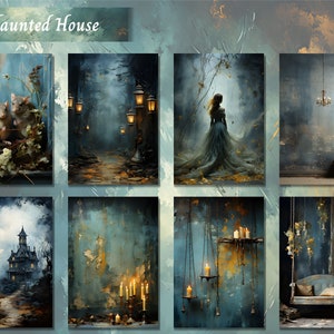 Big Journaling Bundle, Haunted House Junk Journal Paper, Halloween ...