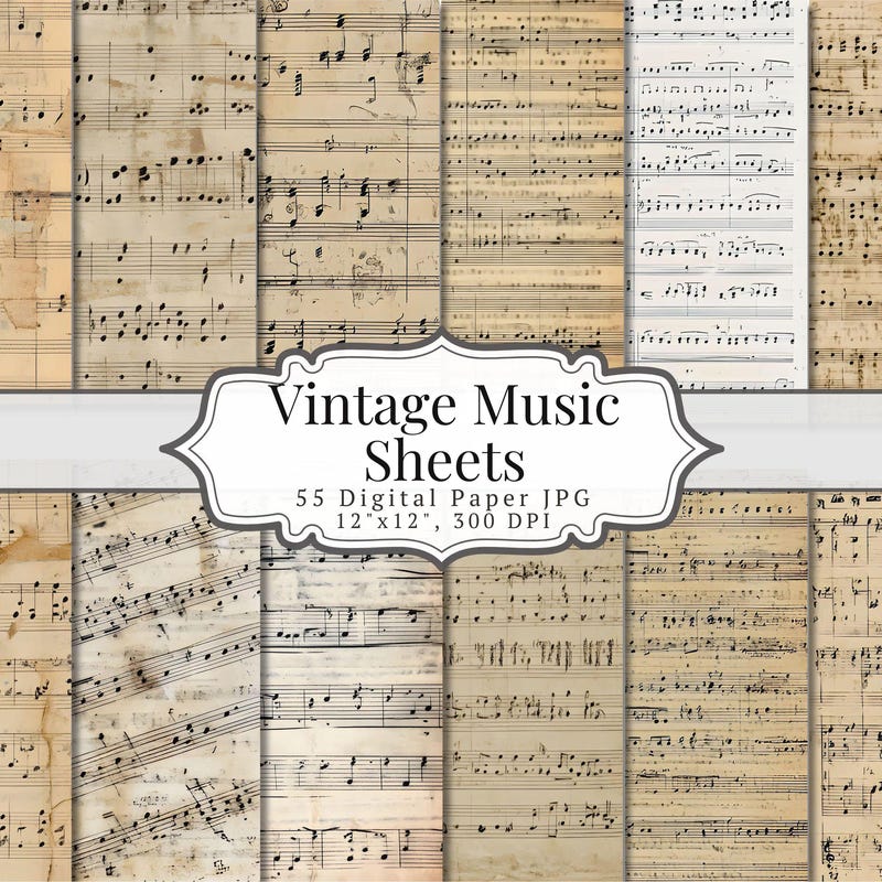 Vintage Sheet Music - Etsy