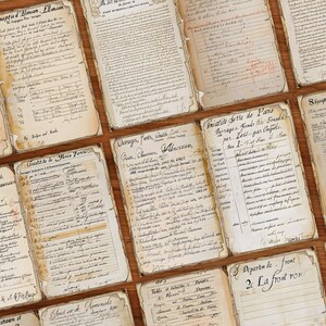 Vintage Junk Journal, Aged Writing Pages Printable Ephemera, Vintage ...