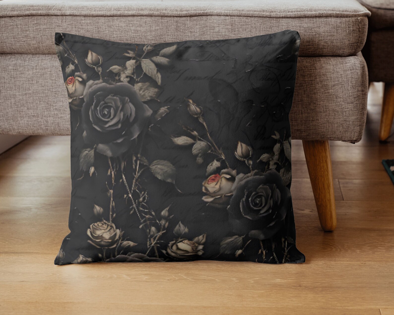 Black Roses Junk Journal Kit, Emo Dark Flower Printable Ephemera ...