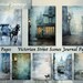 Victorian Street Scenes Junk Journal Paper, Vintage City Digital ...
