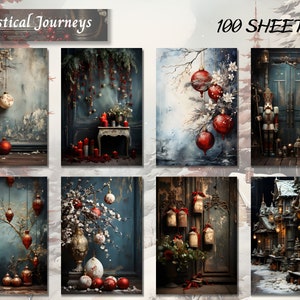 Christmas Junk Journal Pages Download Kit Ephemera, Wonderland Junk ...