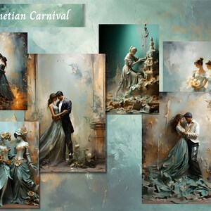 Venetian Carnival Junk Journal Paper, Vintage Printable Ephemera ...