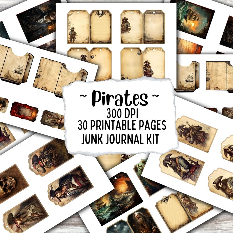 Pirate Journal - Etsy