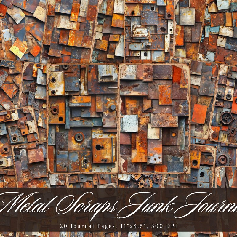 Mixed Metal Collage - Etsy