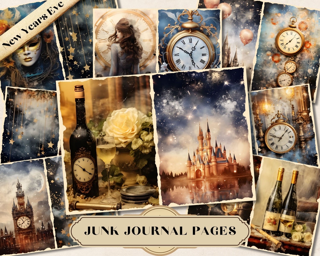 Junk Journal Bundle, Journaling Kit, Shabby Chic, Printable Ephemera ...