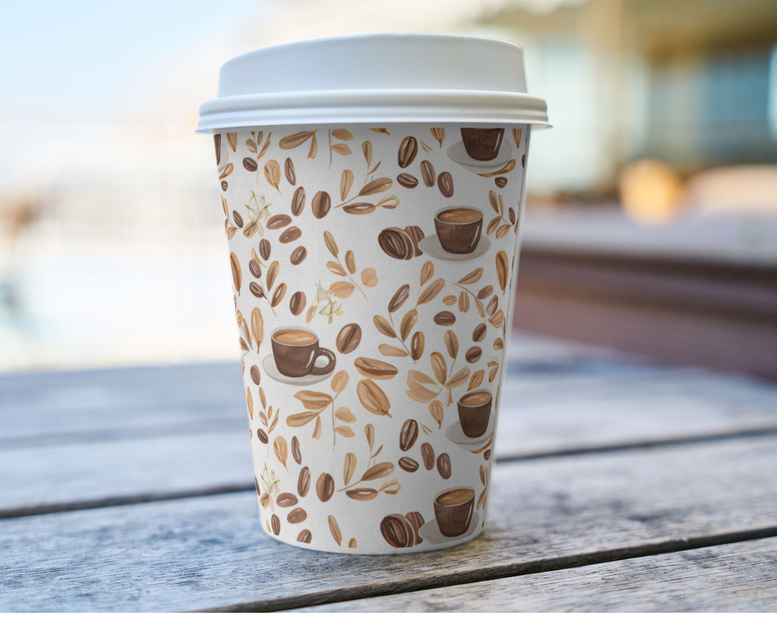 Coffee Digital Paper, Vintage Coffee Bean Junk Journal, Instant ...