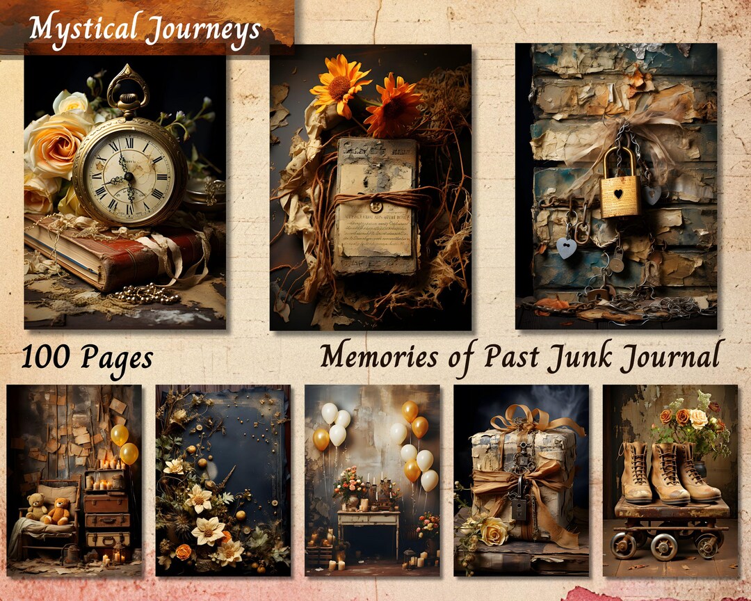 Memories of Past Junk Journal Pages | Vintage Printable Ephemera ...