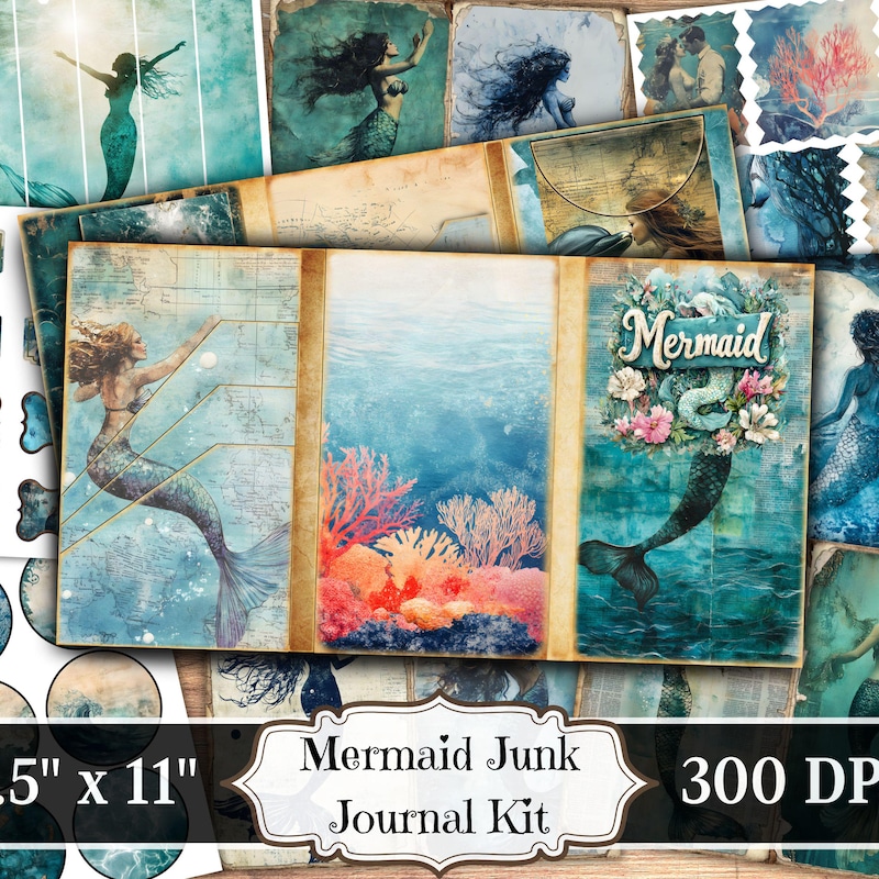 Mermaid Journal - Etsy UK
