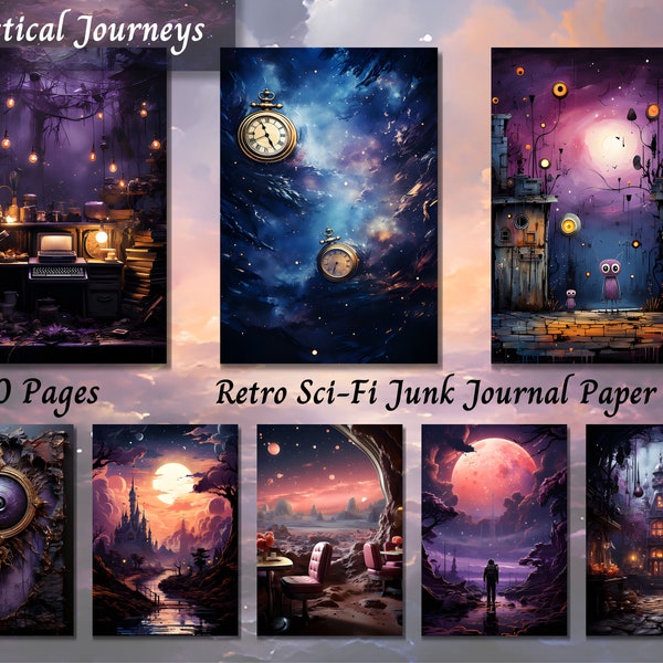 Sci Fi Journal Printable - Etsy