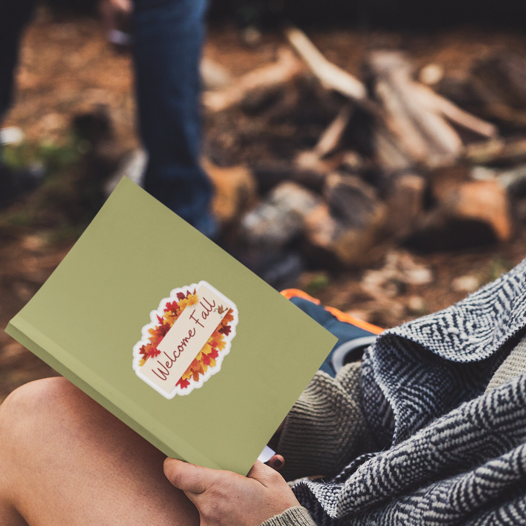 Welcome Fall Sticker - Adorable Laptop Fall Sticker, Planner, and Water ...