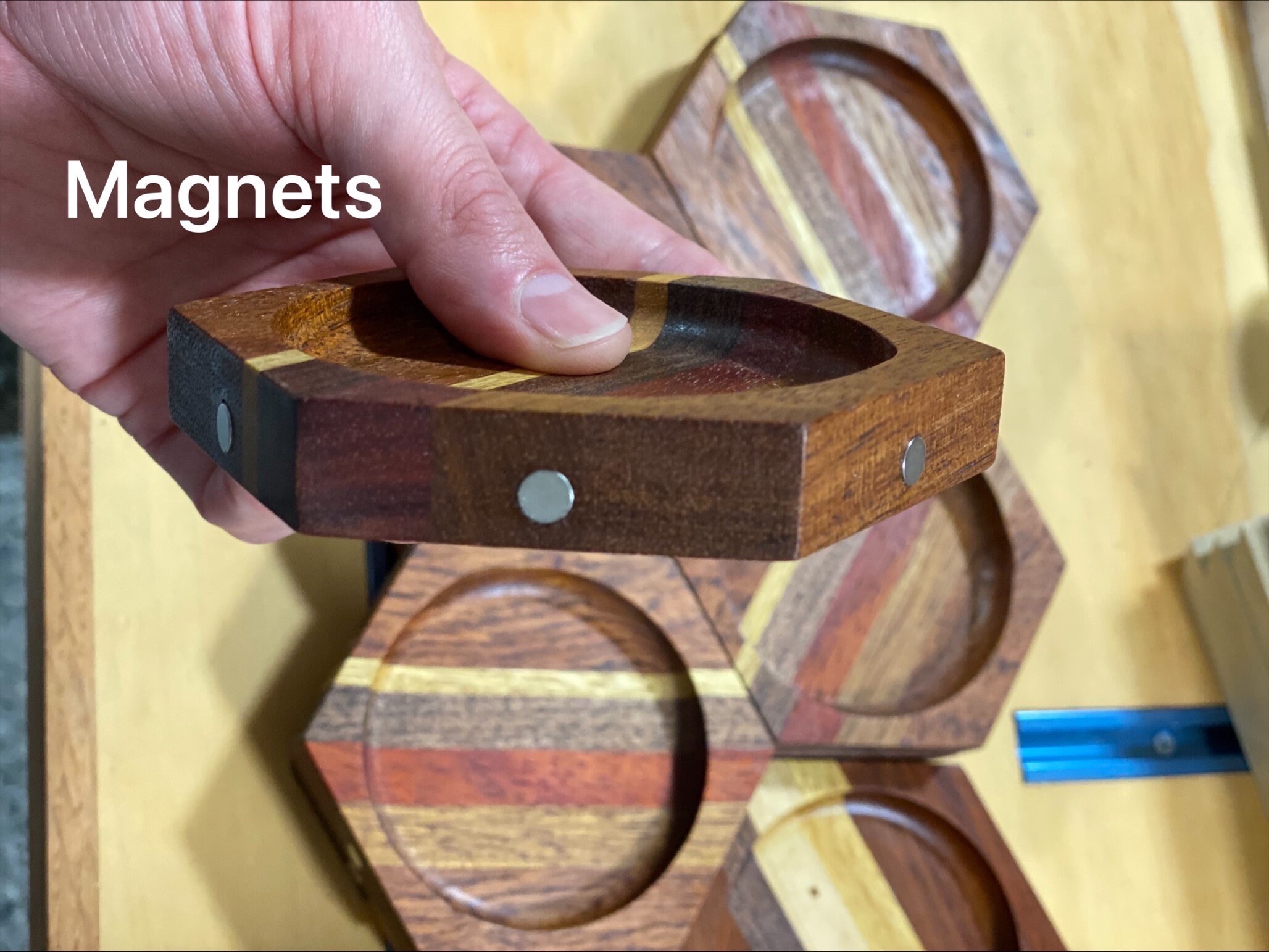 Token Tray for Board Games walnut/bloodwood/tigerwood - Etsy