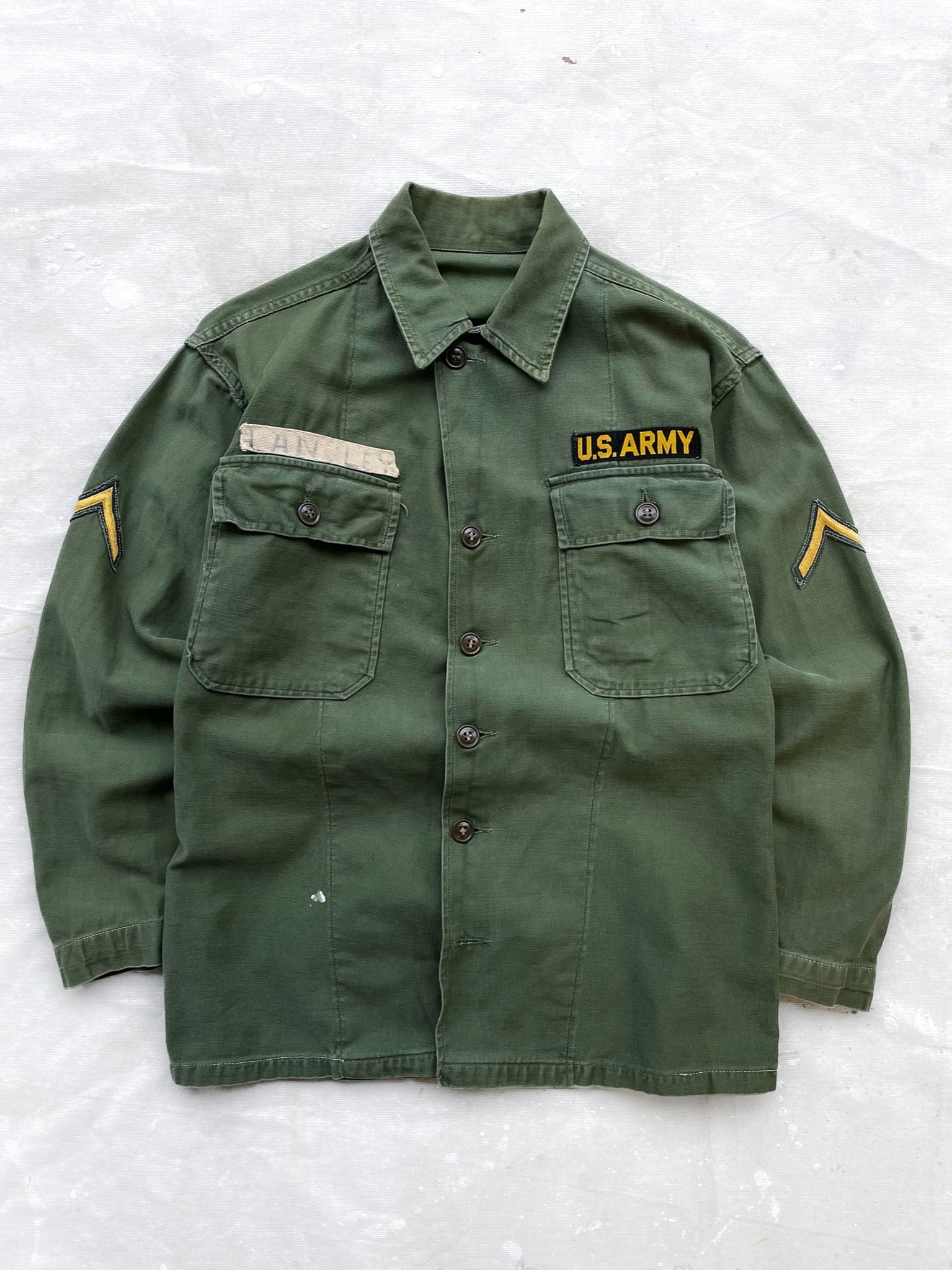 US Army Military Button up Shirts/m - Etsy