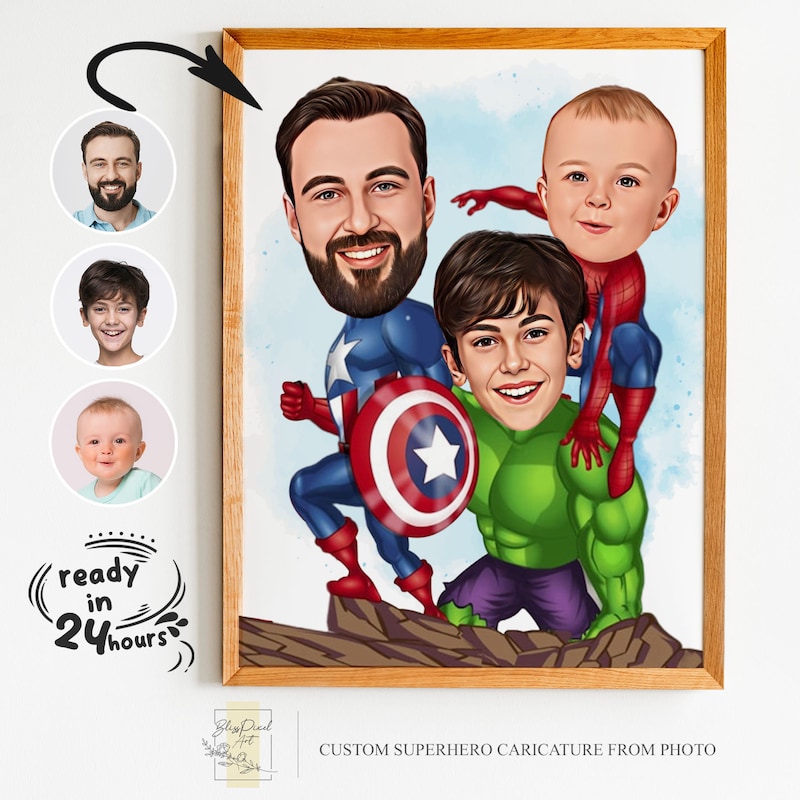 Cartoon Picture Frame - Etsy UK