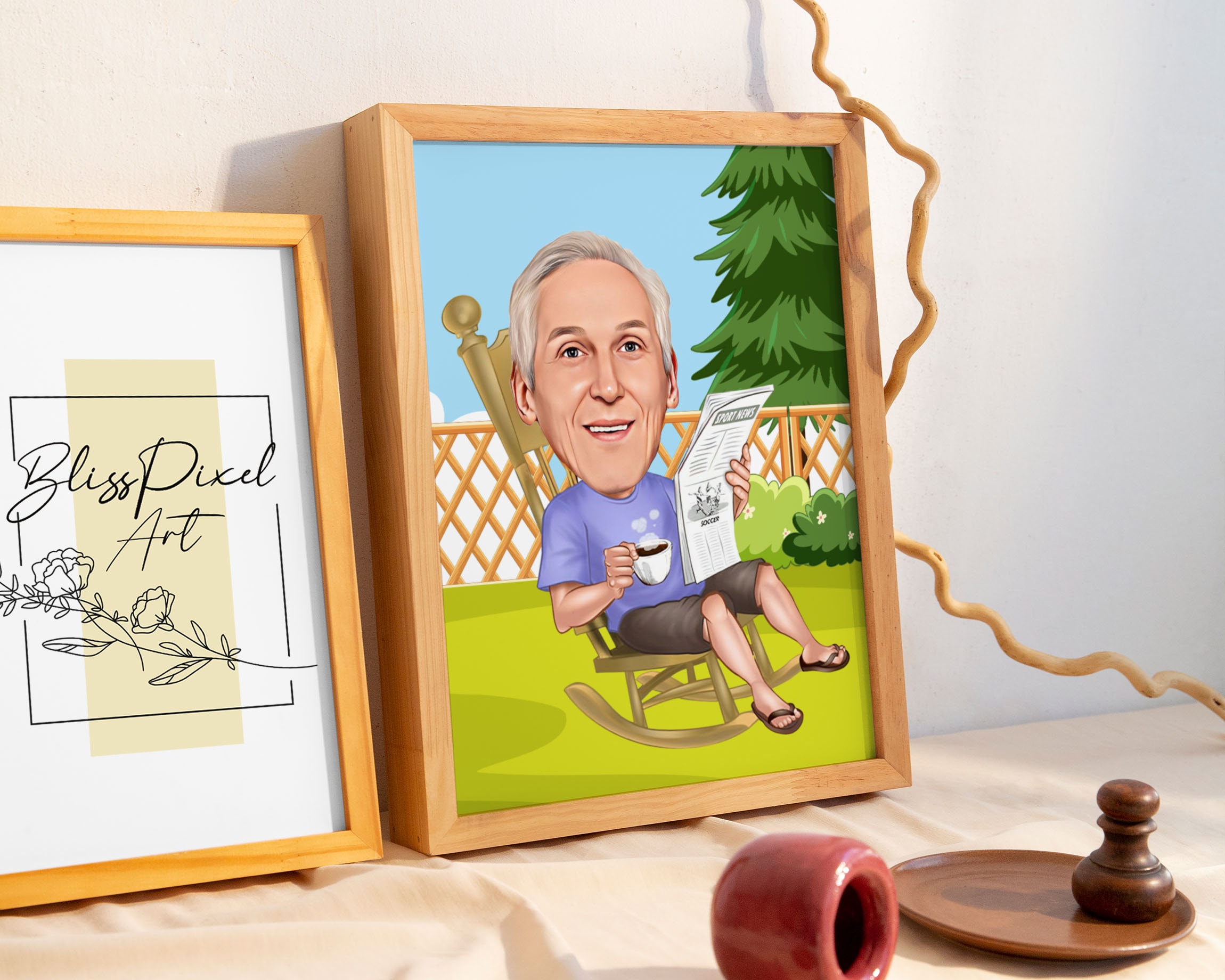 Custom Retirement Cartoon Portrait, Retirement Caricature, Retirement ...