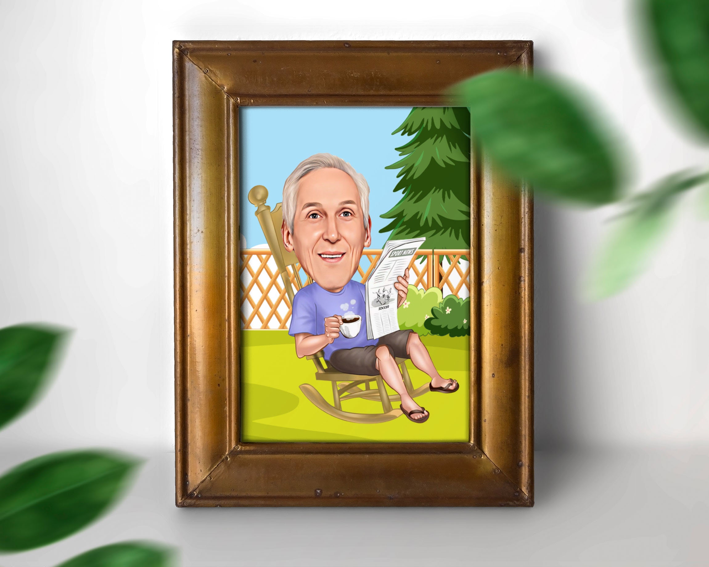Custom Retirement Cartoon Portrait, Retirement Caricature, Retirement ...