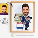 Custom Super Realtor Cartoon Portrait, Realtor Caricature, Realtor Gift ...