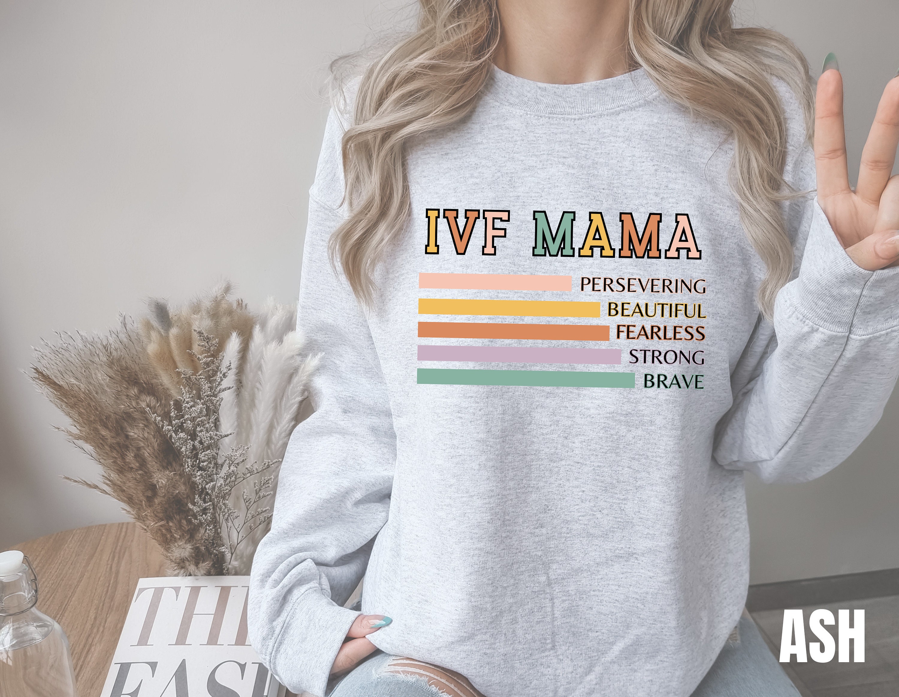 IVF Mama Sweater, IVF Mom Gift, in Vitro Fertilization Sweatshirt, IVF ...