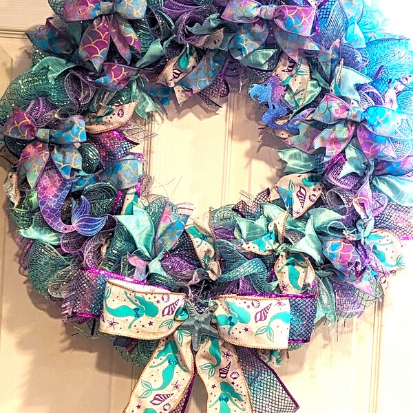 Mermaid Wreath - Etsy