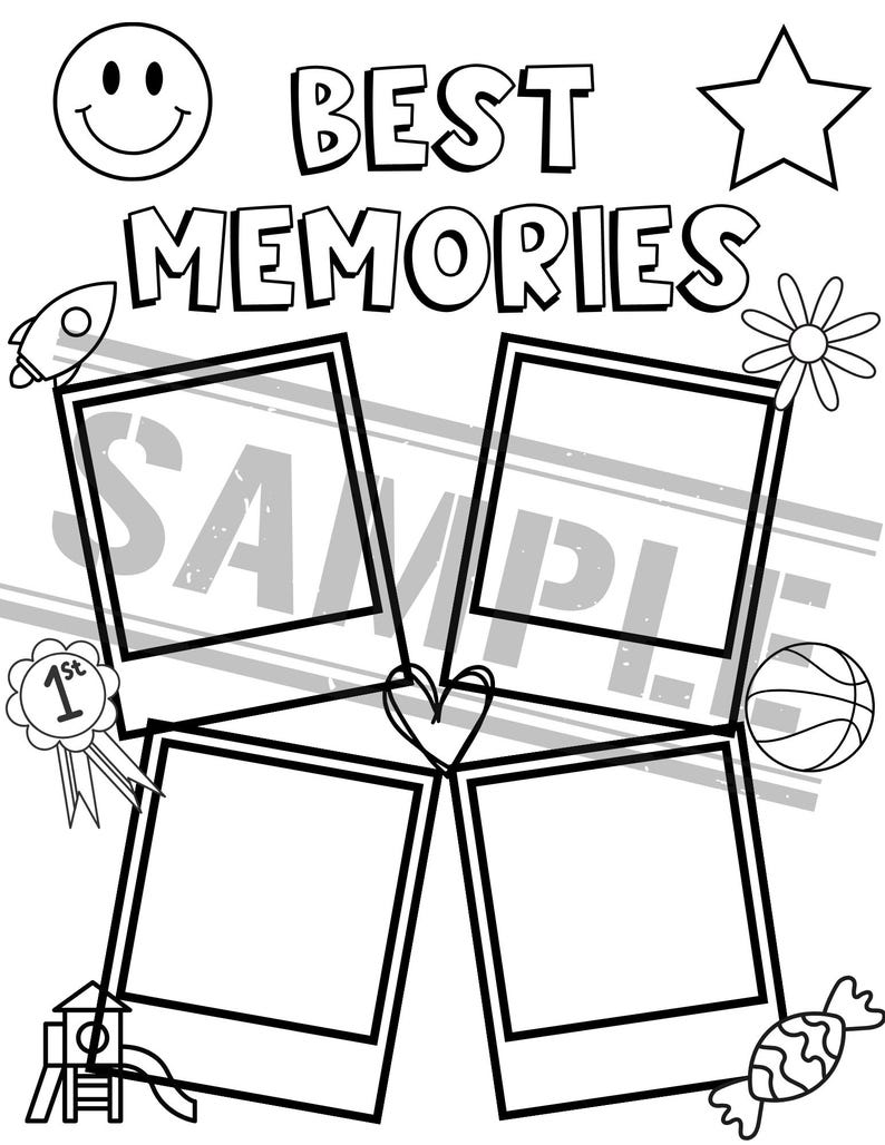School Year Memory Book - Etsy