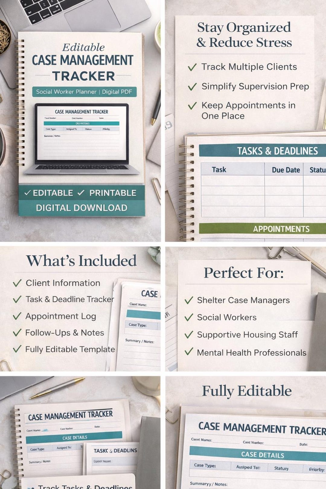 Case Management Templates - Etsy
