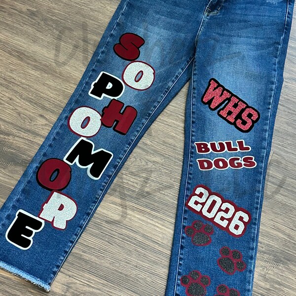 Custom Jeans - Etsy