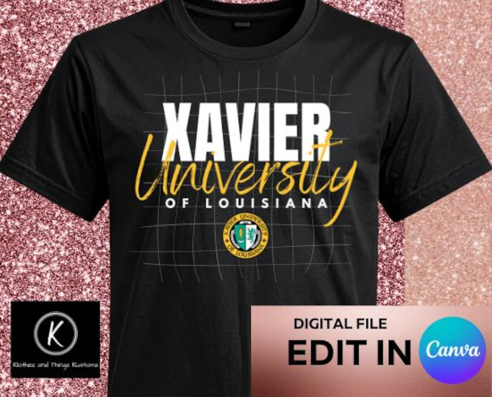 Xavier University SVG, XULA Homecoming Design (canva Edit) - Etsy