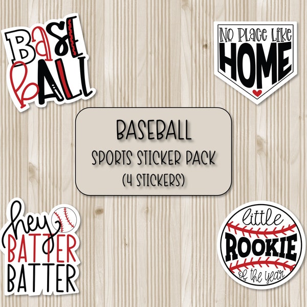 Sports Themed Stickers - Etsy