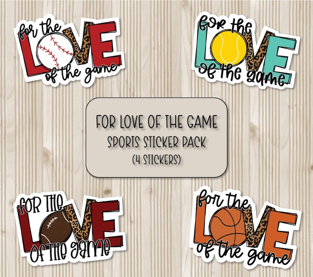 For Love of the Game Sticker Pack | Sports Stickers | Scrapbooking ...