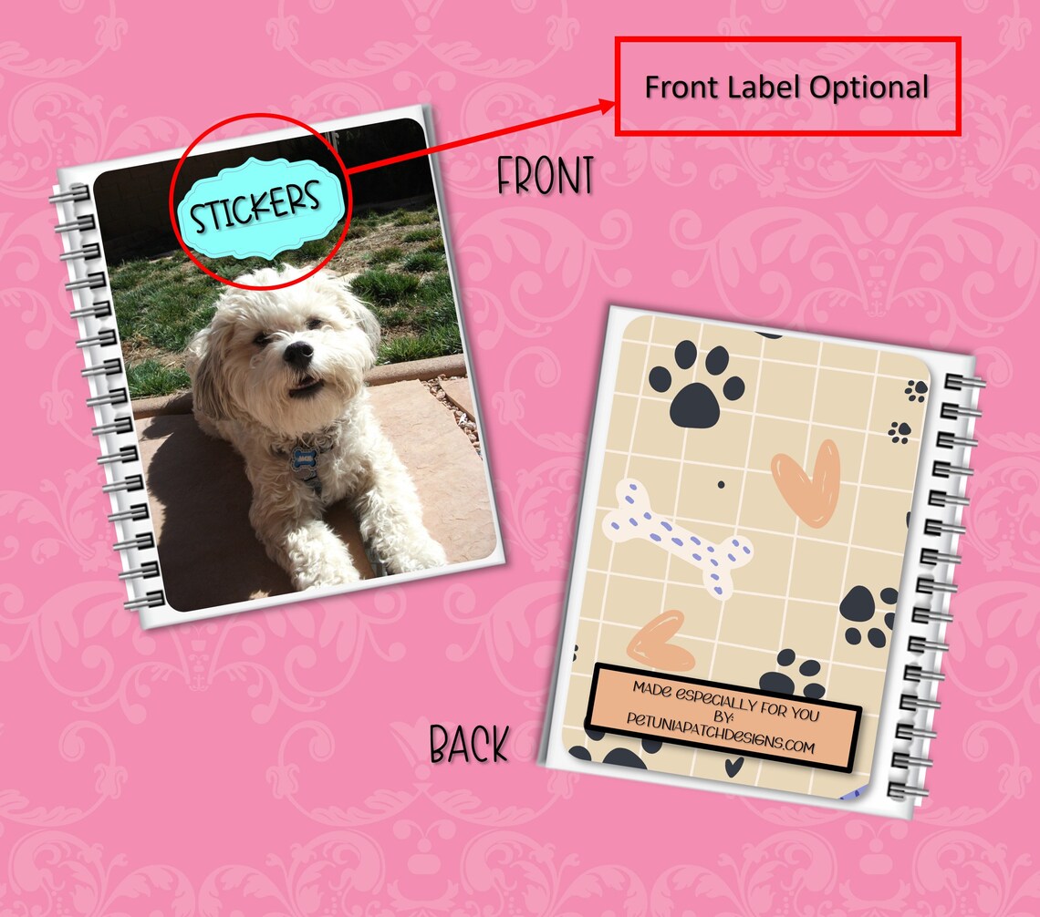 Custom Reusable Sticker Book Sticker Album Sticker Storage Customizable ...