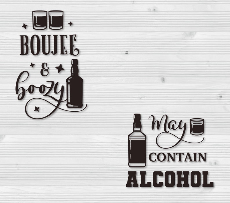 Alcohol Vinyl Decals Beer and Alcohol Themed Decals Waterbottle Decals ...
