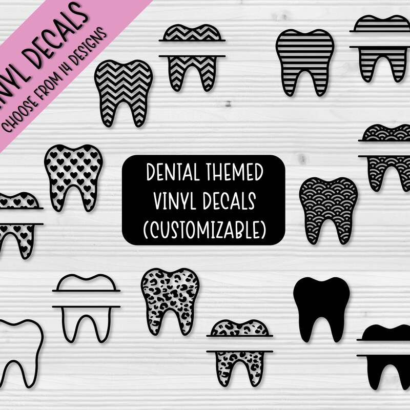 Tooth Decal - Etsy