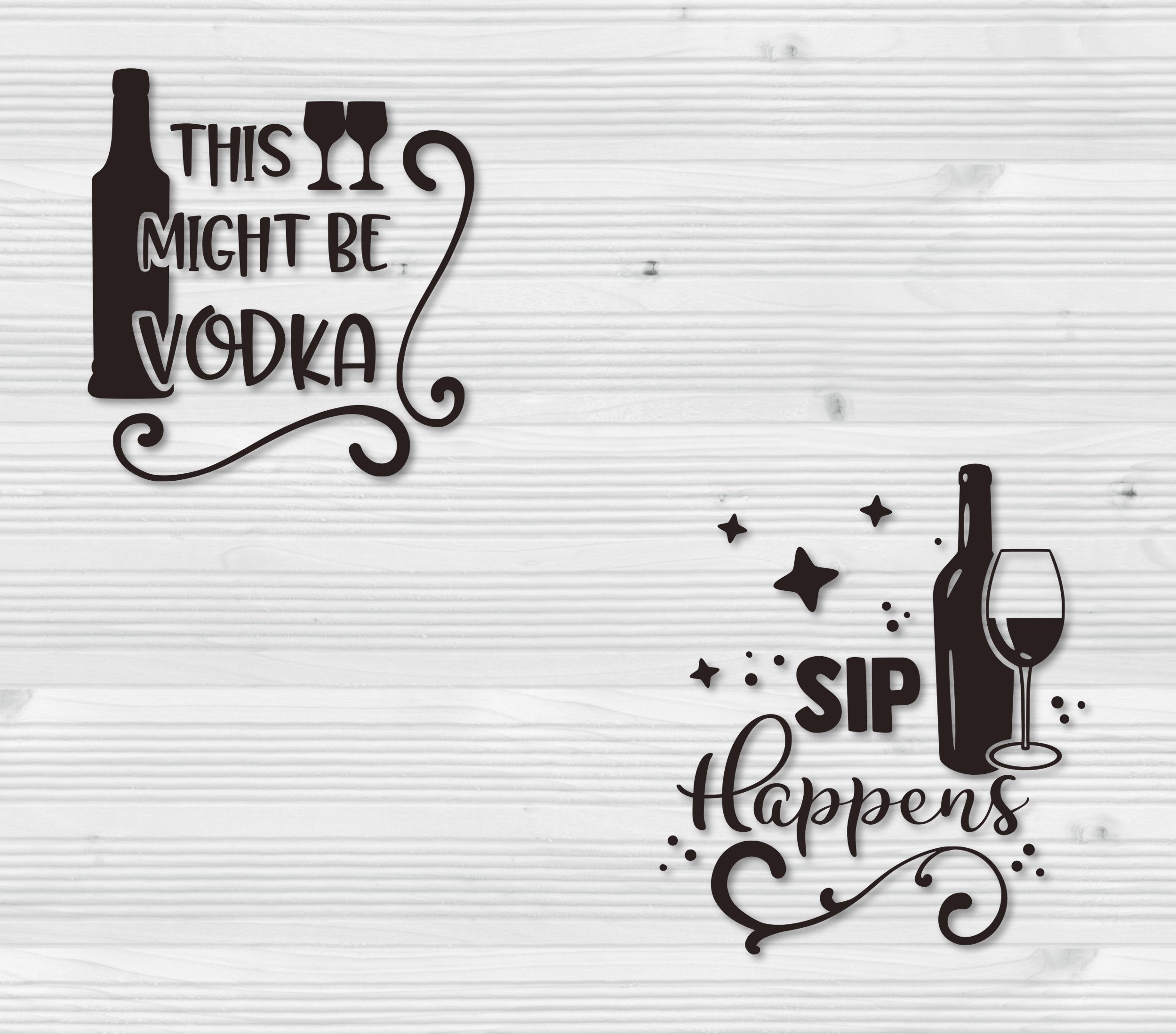 Alcohol Vinyl Decals Beer and Alcohol Themed Decals Waterbottle Decals ...