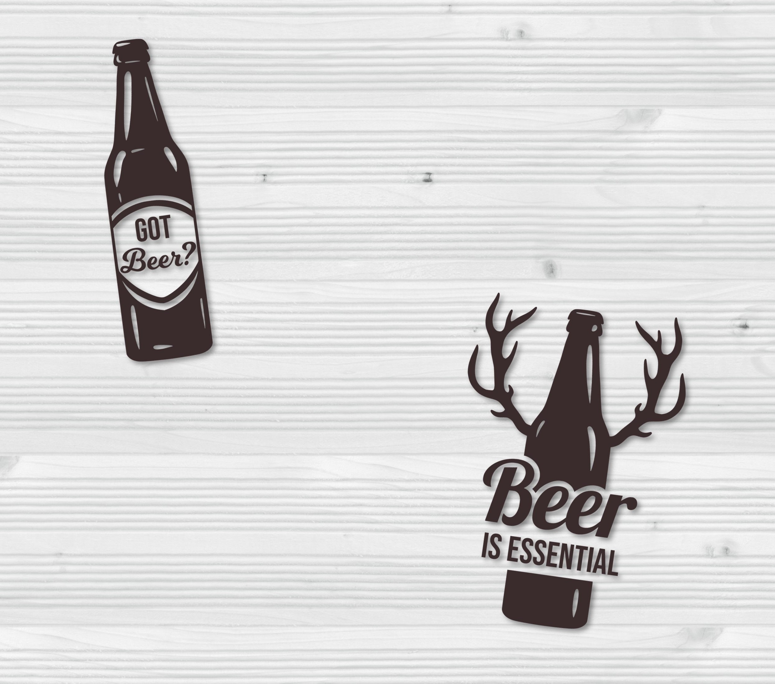 Beer Themed Vinyl Decals Beer Decals Bar Decor Decals Waterbottle ...