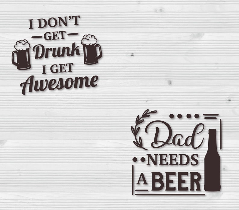 Beer Themed Vinyl Decals Beer Decals Bar Decor Decals Waterbottle ...