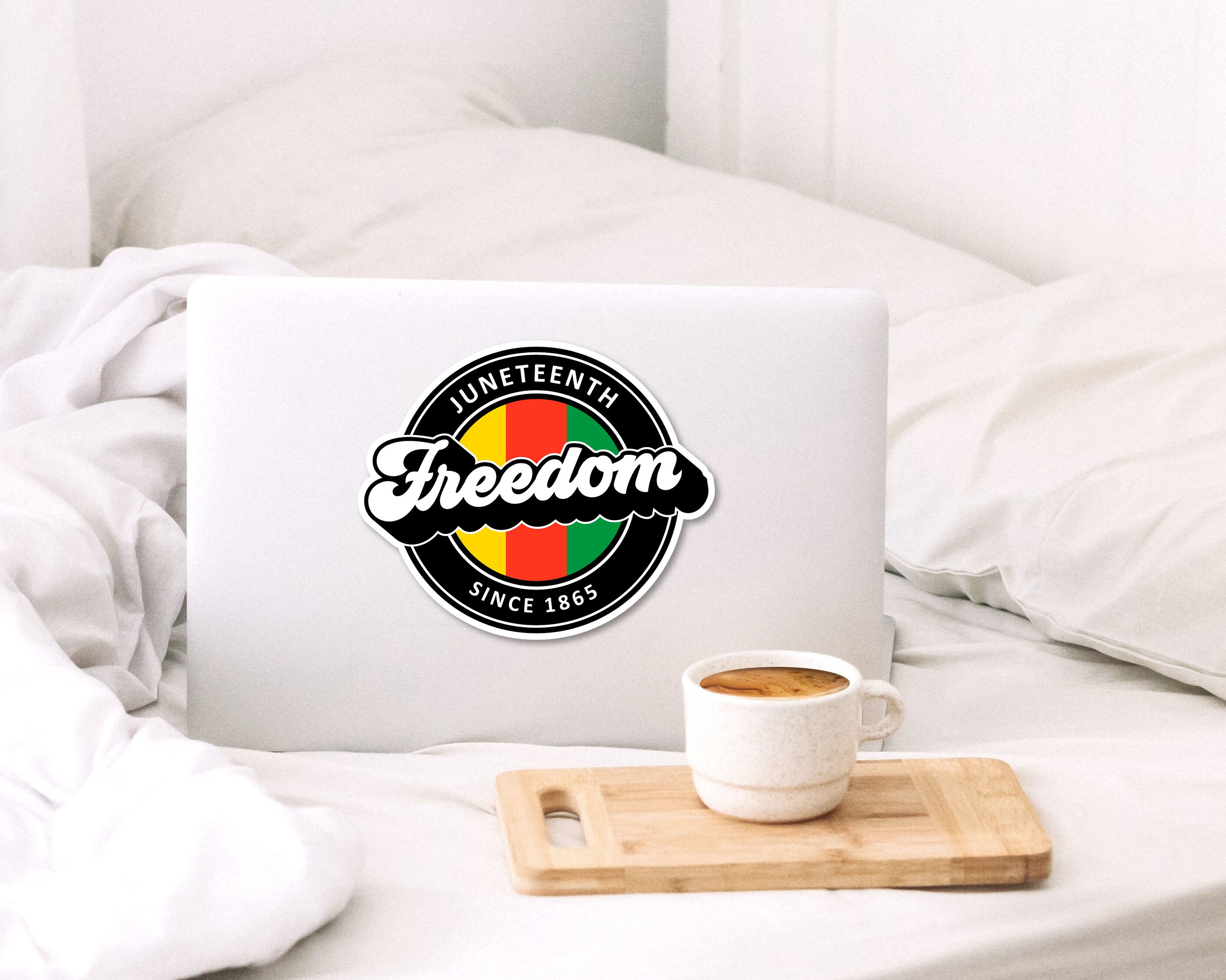 Juneteenth Freedom Sticker Laminated Stickers Activism Decal Laptop ...