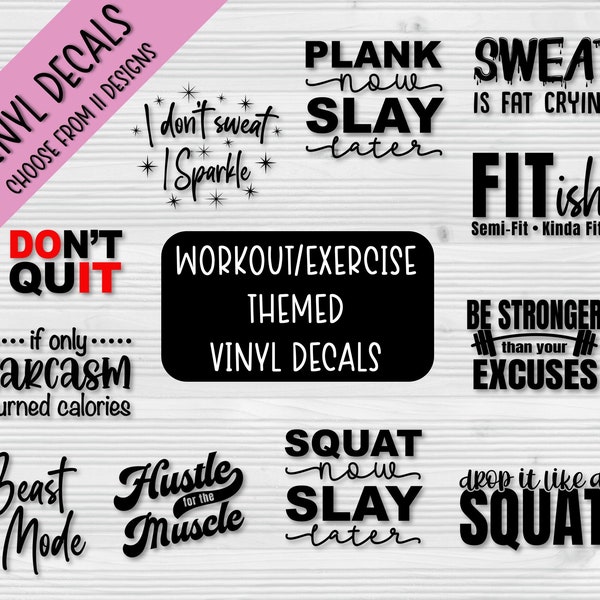 Gym Decals - Etsy