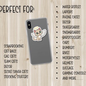 Angel Kitty Sticker Pack | Pet Memorial Stickers | Scrapbooking ...