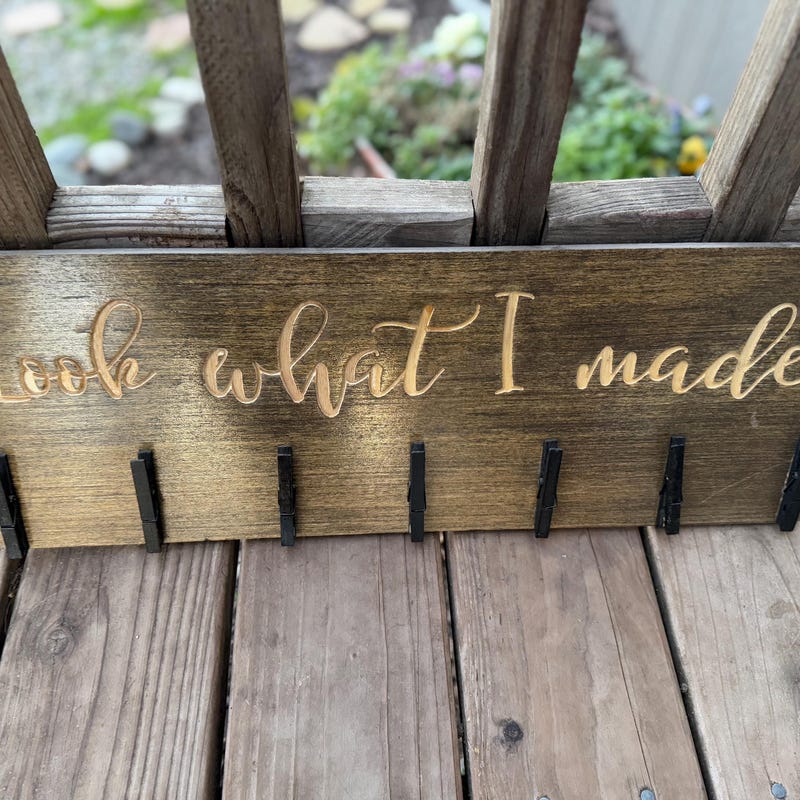 Look What I Made Sign - Etsy