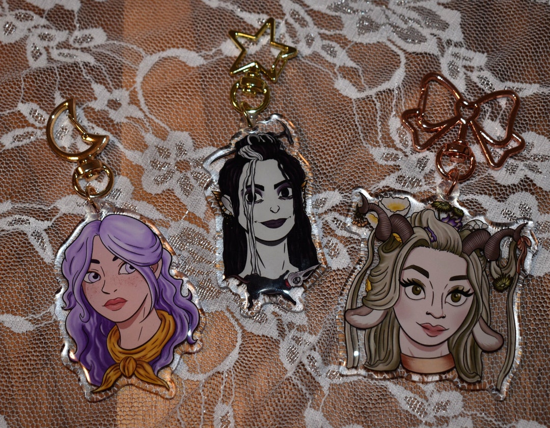 Critical Role Keychains // Witches of Bells Hells — Imogen, Laudna ...