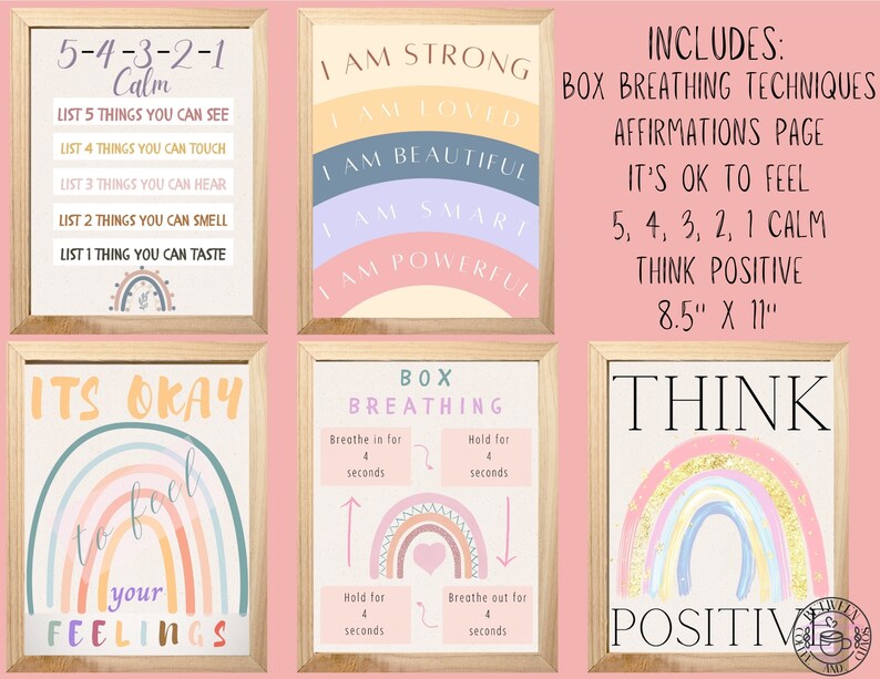 Calming Corner Prints Transform Your Learning Space With Montessori ...