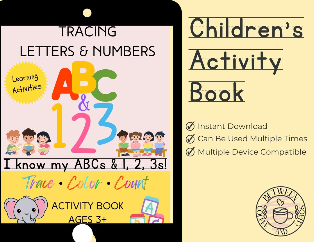 Toddler Busy Book Includes Toddler Worksheets Learn to Trace Letters ...