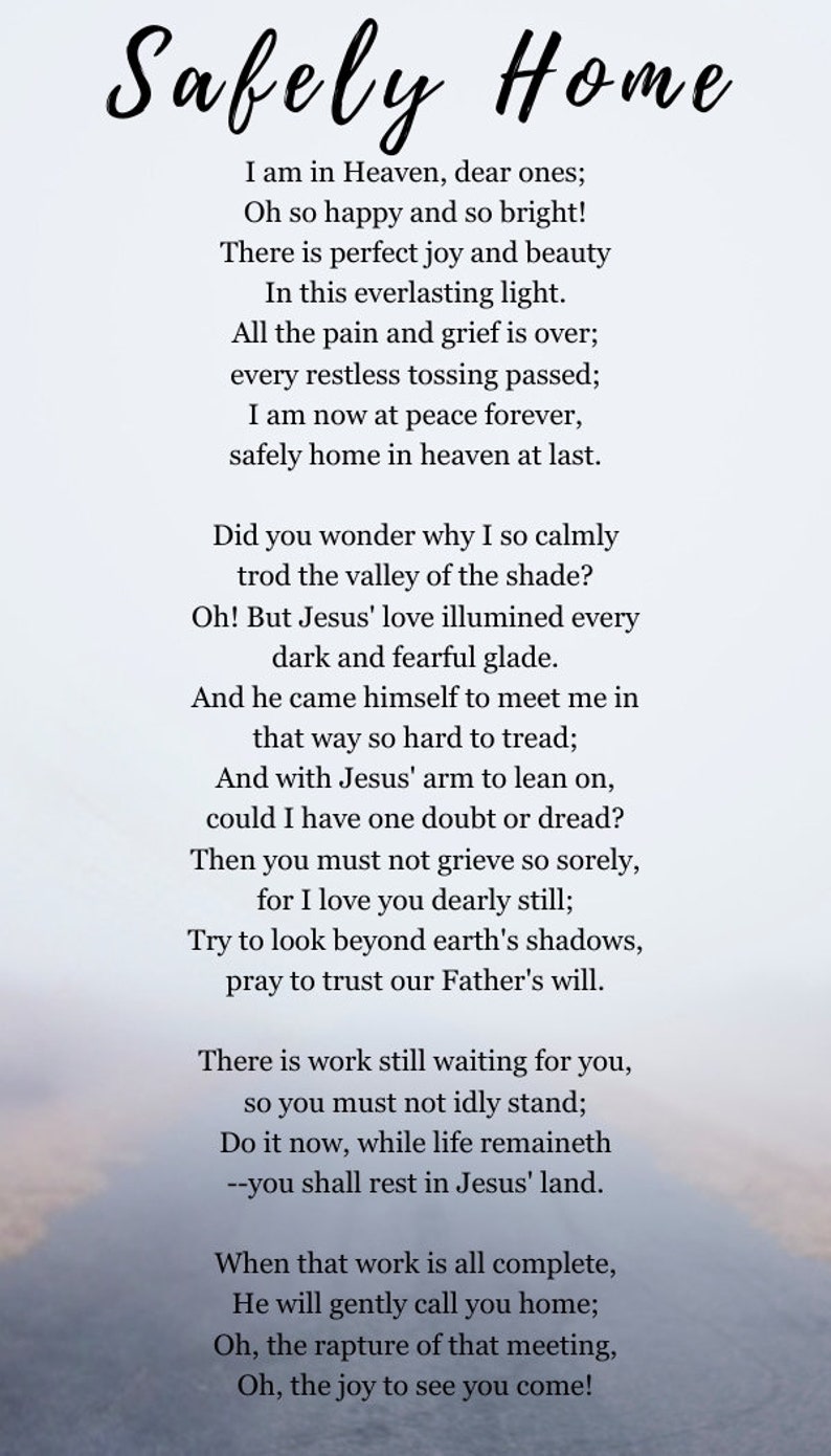 Funeral Memorial Card I Prayer Card I Template, Loss of Husband, Father ...